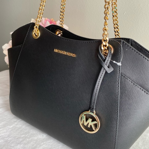 Michael Kors | Bags | Womens Jet Set Travel Large Chain Shoulder Tote ...